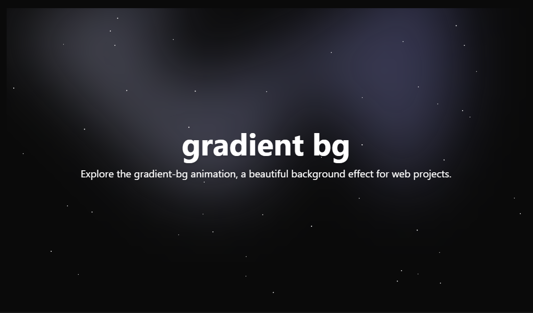 Gradient Bg - Animated Background