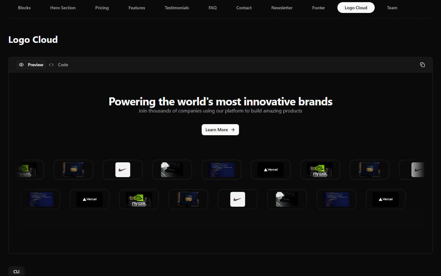 Logo Cloud - Devsloka Blocks